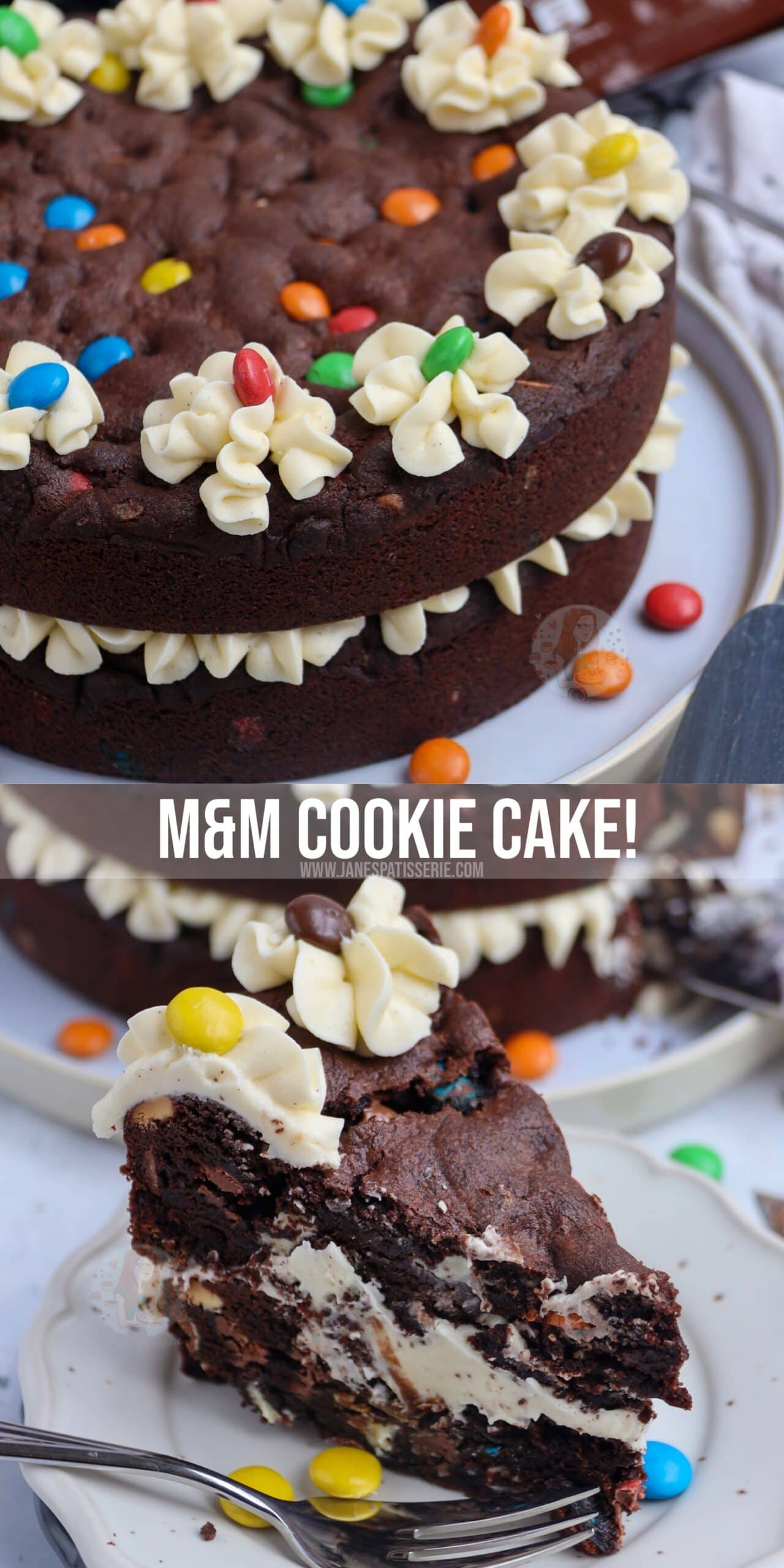M&M Cookie Cake! - Jane's Patisserie