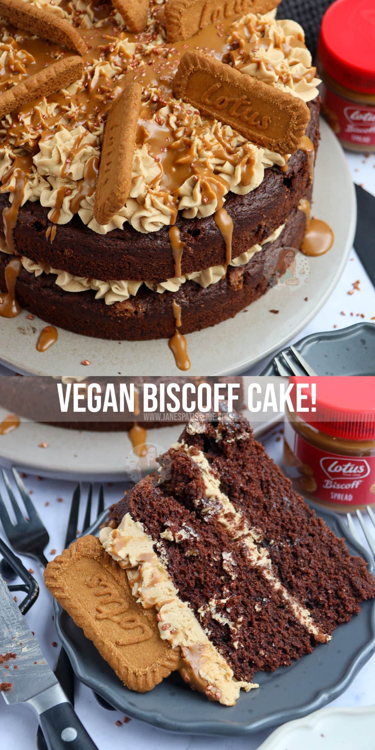 Vegan Biscoff Cake! - Jane's Patisserie