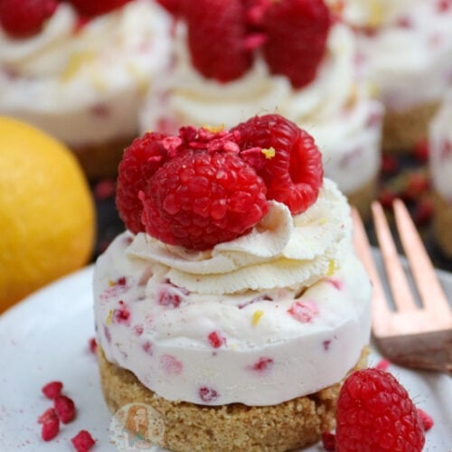 Mini Lemon & Raspberry Cheesecakes! - Jane's Patisserie