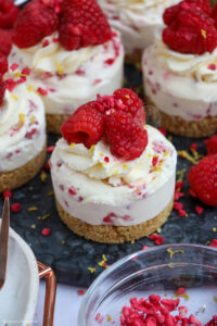 Mini Lemon & Raspberry Cheesecakes! - Jane's Patisserie