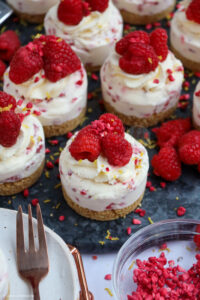 Mini Lemon & Raspberry Cheesecakes! - Jane's Patisserie