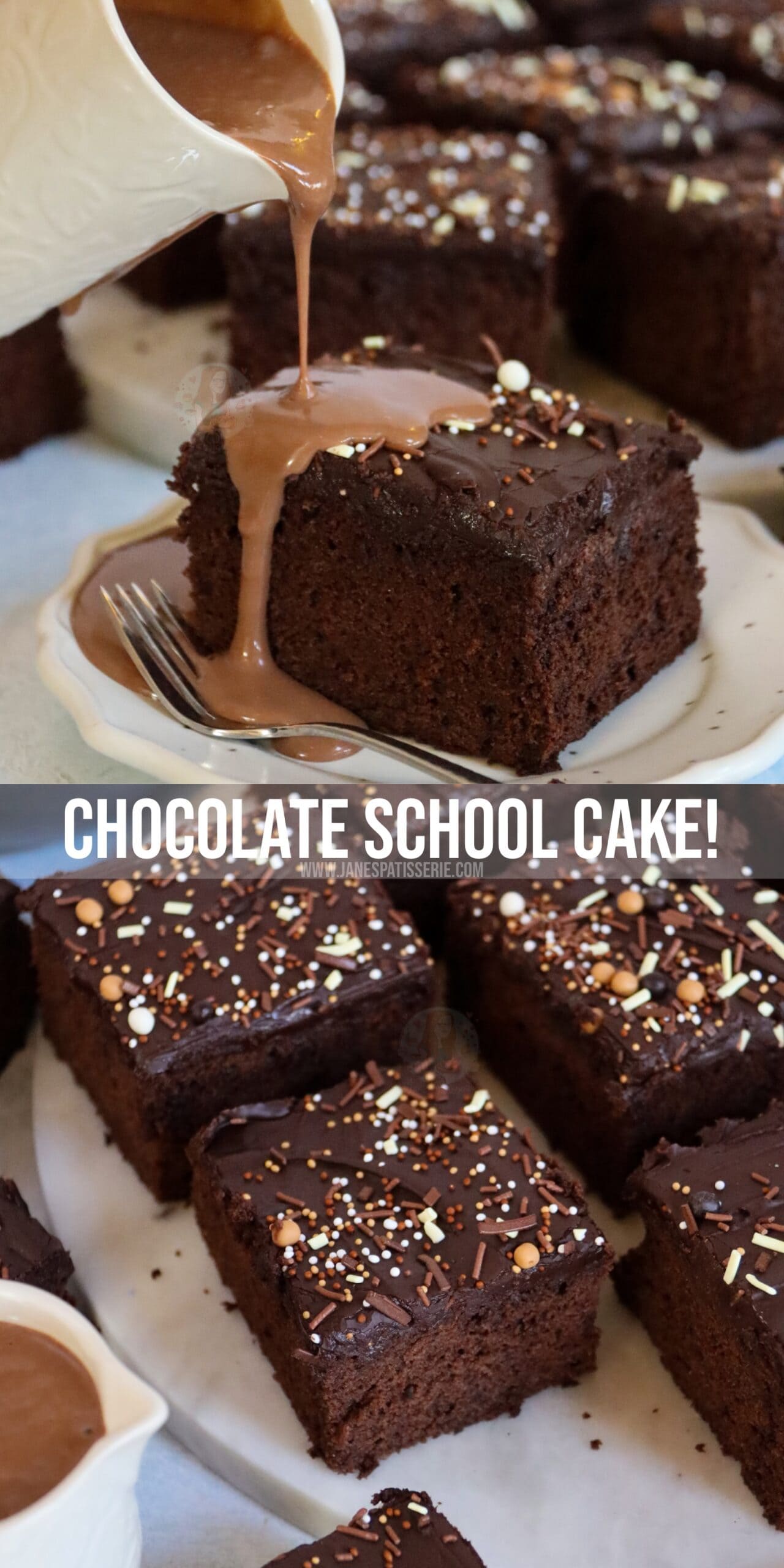 Chocolate School Cake! - Jane's Patisserie
