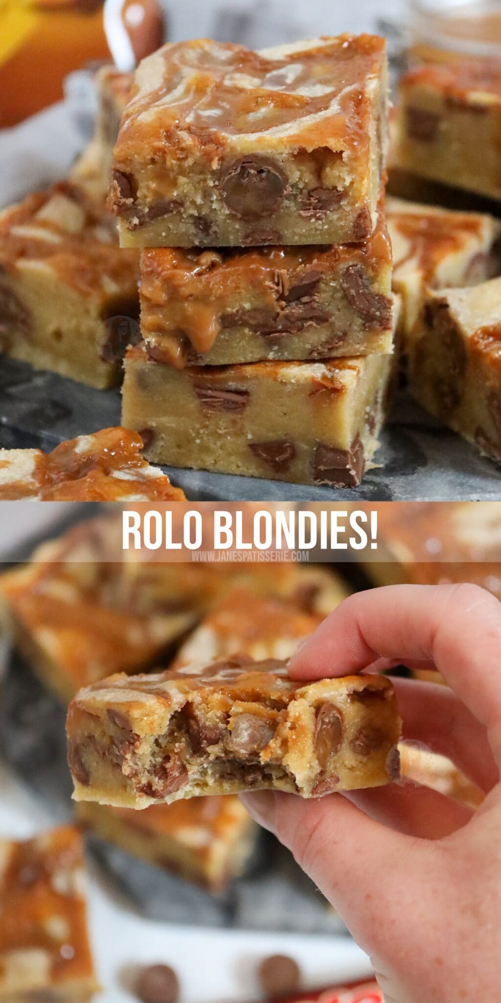 Rolo Blondies! - Jane's Patisserie