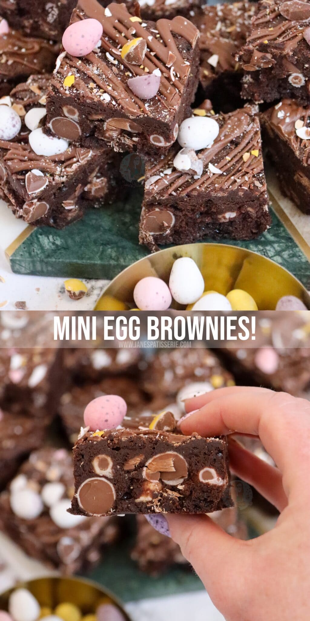 Mini Egg Brownies! - Jane's Patisserie