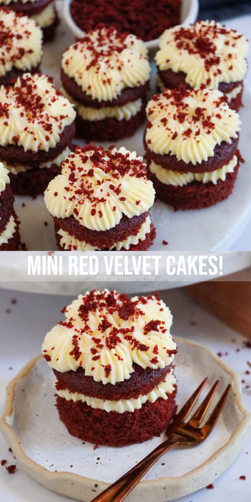 Mini Red Velvet Cakes! - Jane's Patisserie