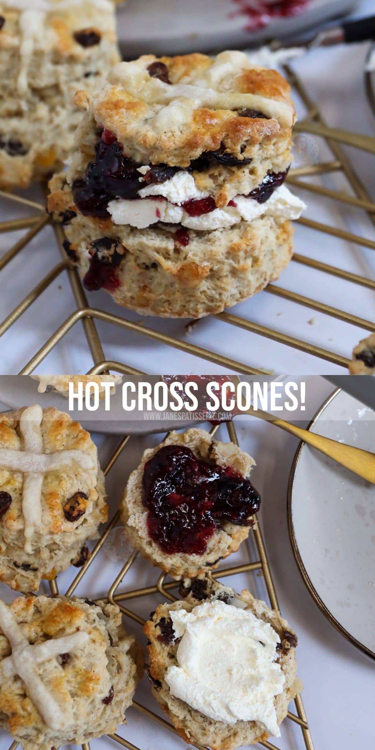 Hot Cross Scones! - Jane's Patisserie