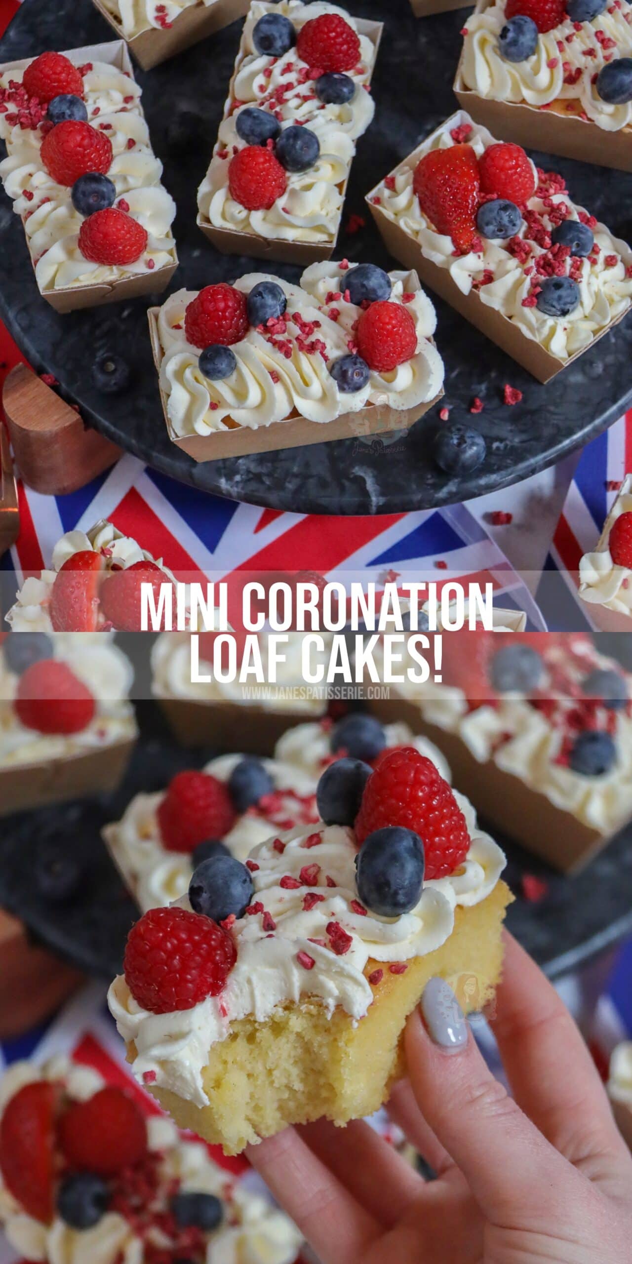 Mini Coronation Loaf Cakes! - Jane's Patisserie