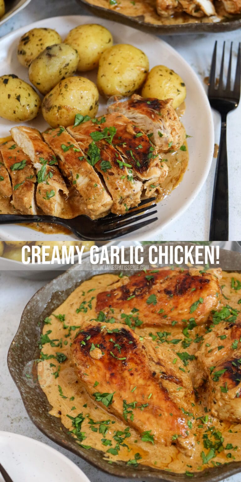 Creamy Garlic Chicken! - Jane's Patisserie