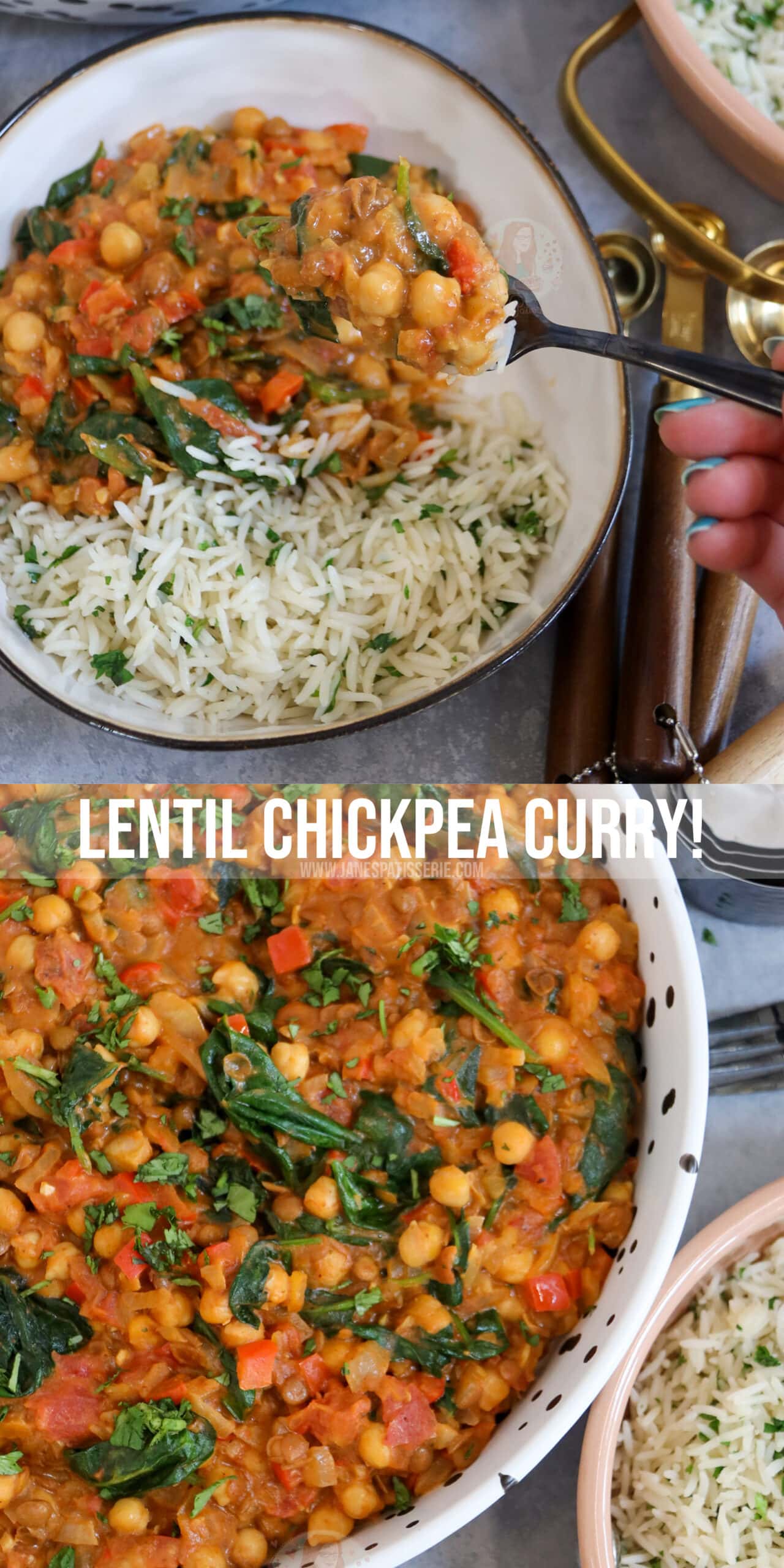 Lentil Chickpea Curry! - Jane's Patisserie