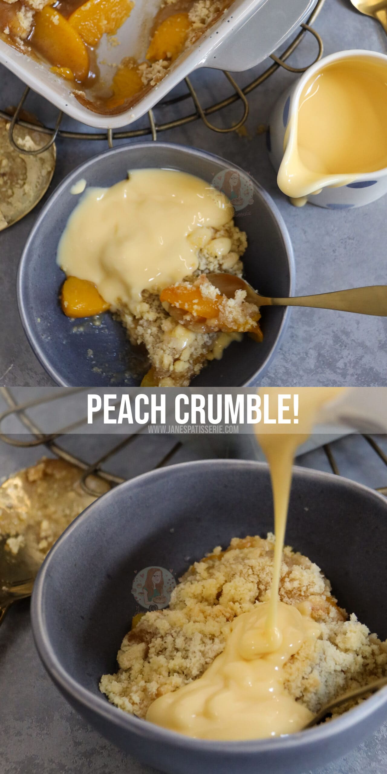 Peach Crumble! - Jane's Patisserie