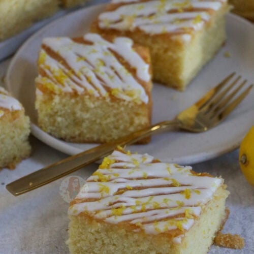 Lemon Drizzle Traybake! - Jane's Patisserie