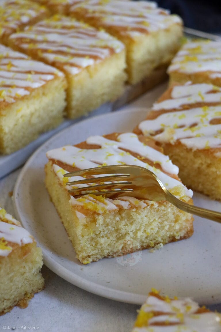 Lemon Drizzle Traybake! - Jane's Patisserie