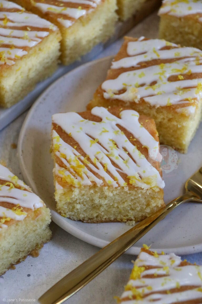 Lemon Drizzle Traybake! - Jane's Patisserie