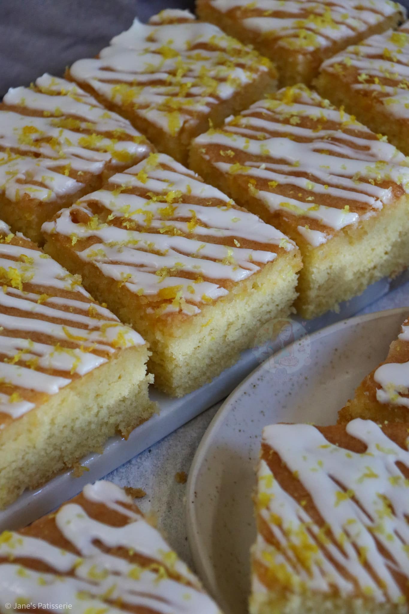 Lemon Drizzle Traybake! - Jane's Patisserie