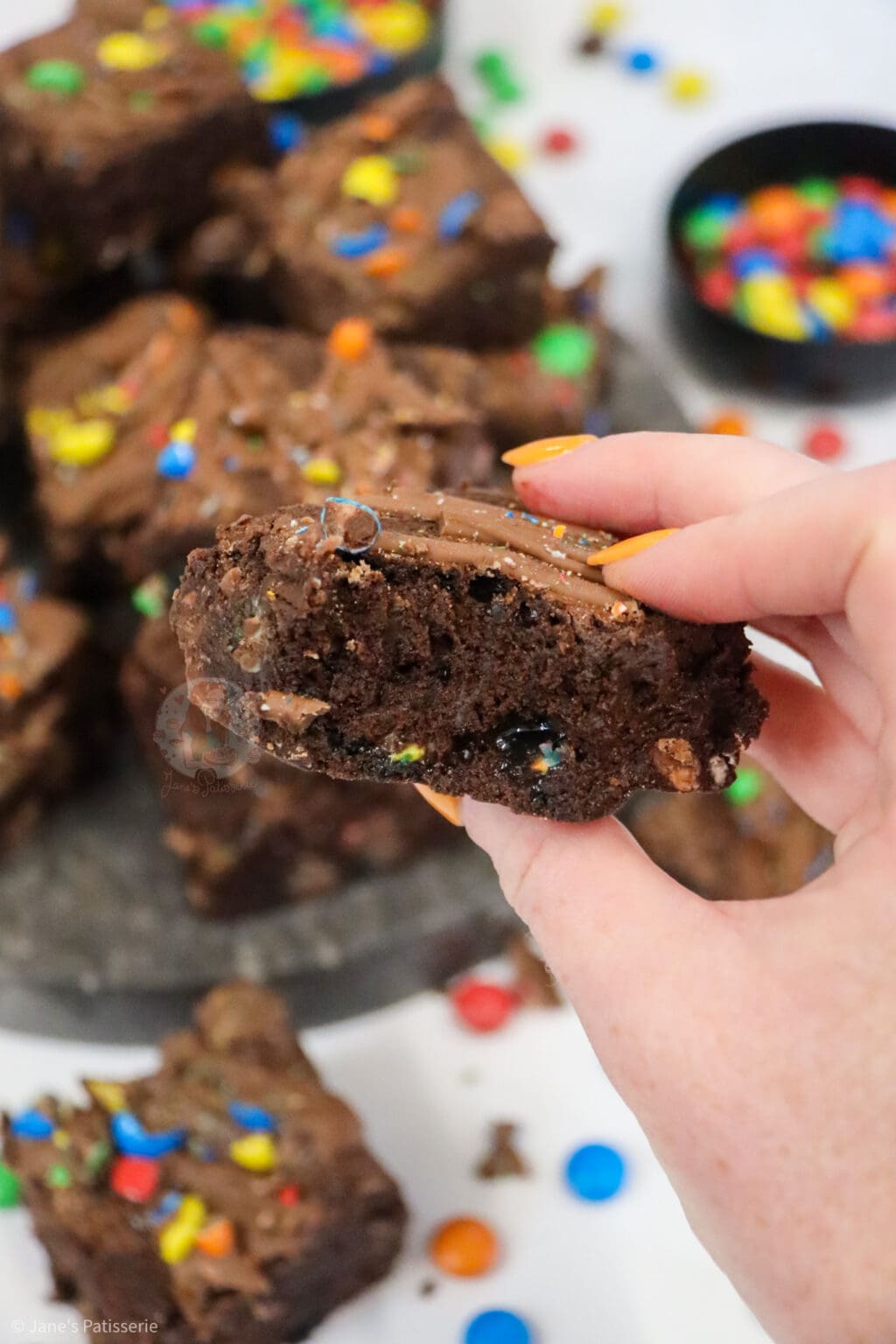 M&M Brownies! - Jane's Patisserie