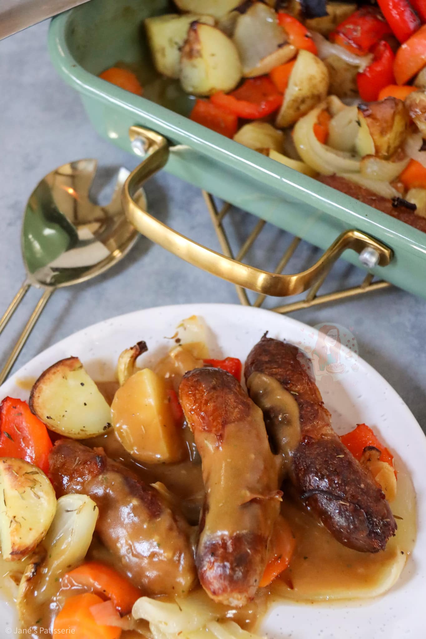 Sausage Traybake! - Jane's Patisserie
