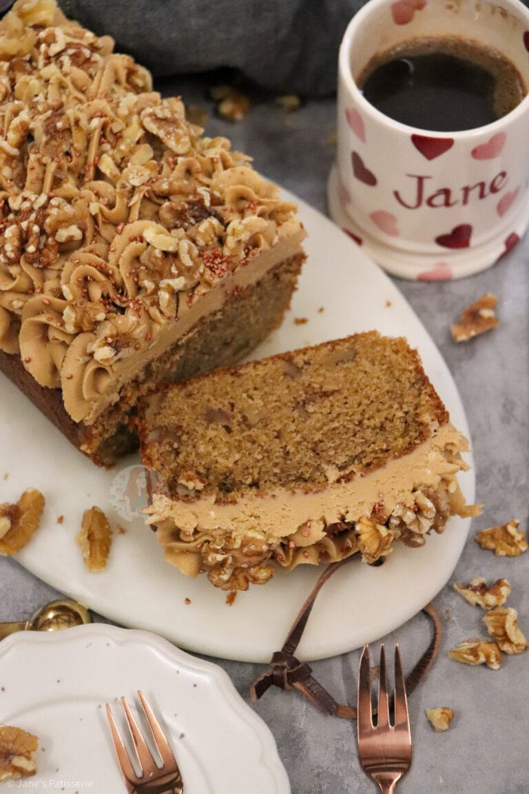 Coffee Walnut Loaf Cake! - Jane's Patisserie