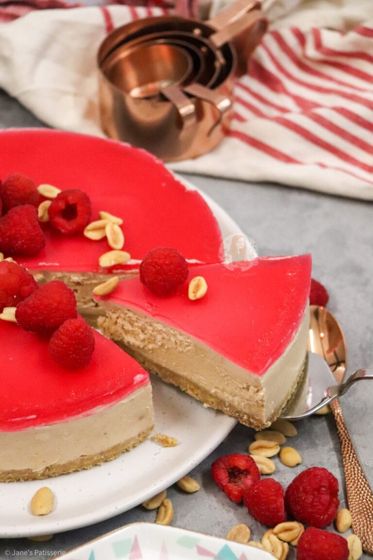 Peanut Butter Jelly Cheesecake! - Jane's Patisserie