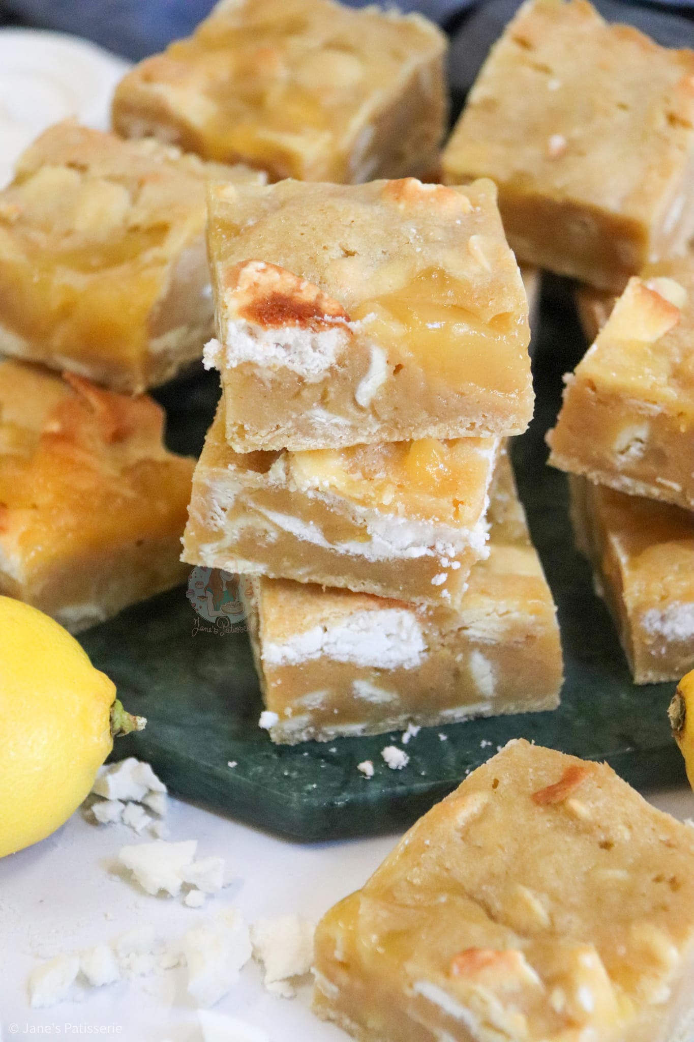 Lemon Meringue Blondies! - Jane's Patisserie