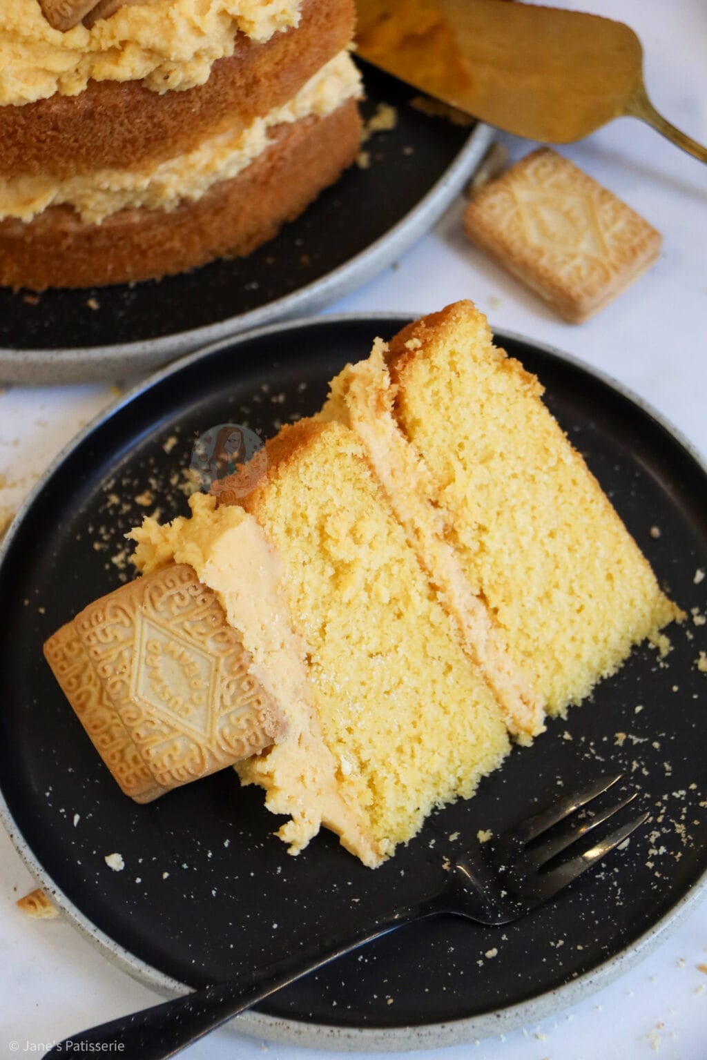 Custard Cream Cake! - Jane's Patisserie