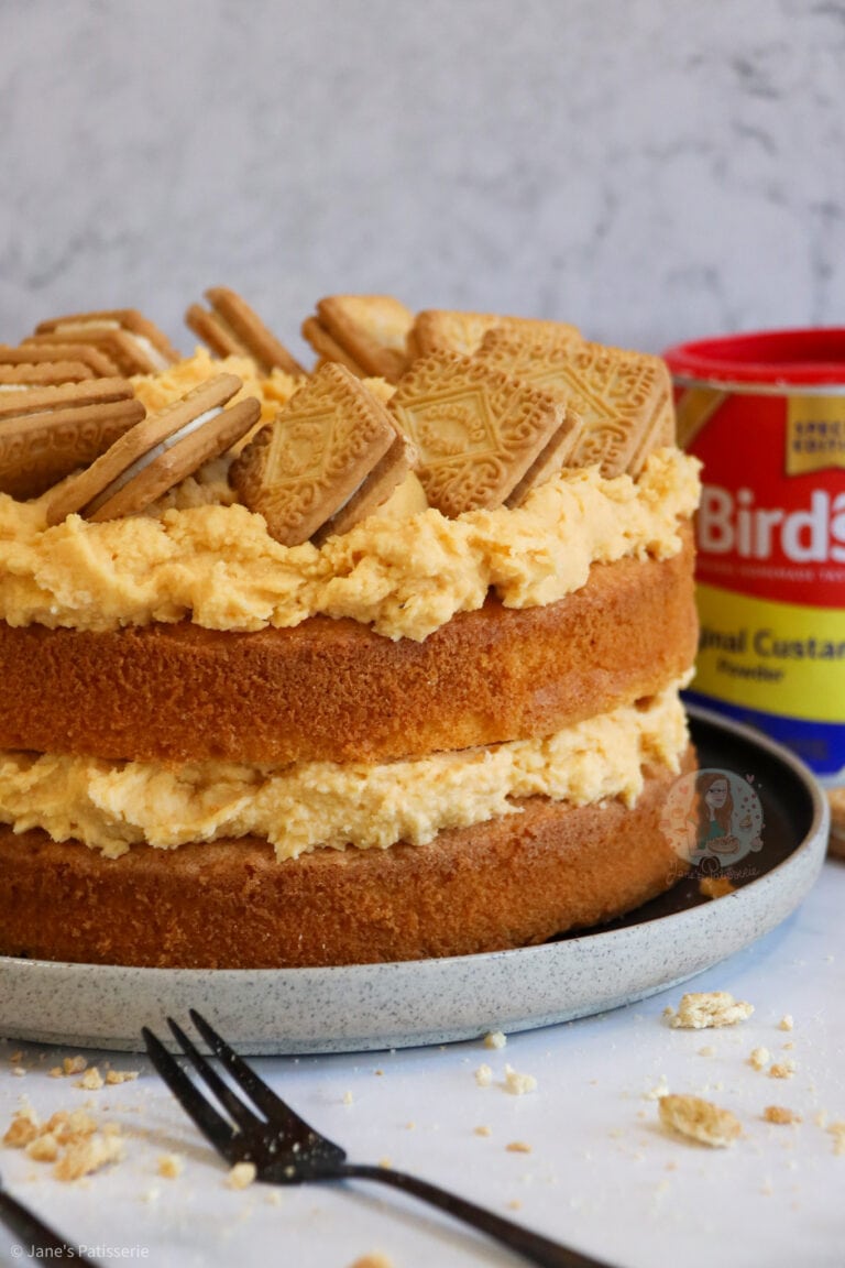 Custard Cream Cake! - Jane's Patisserie