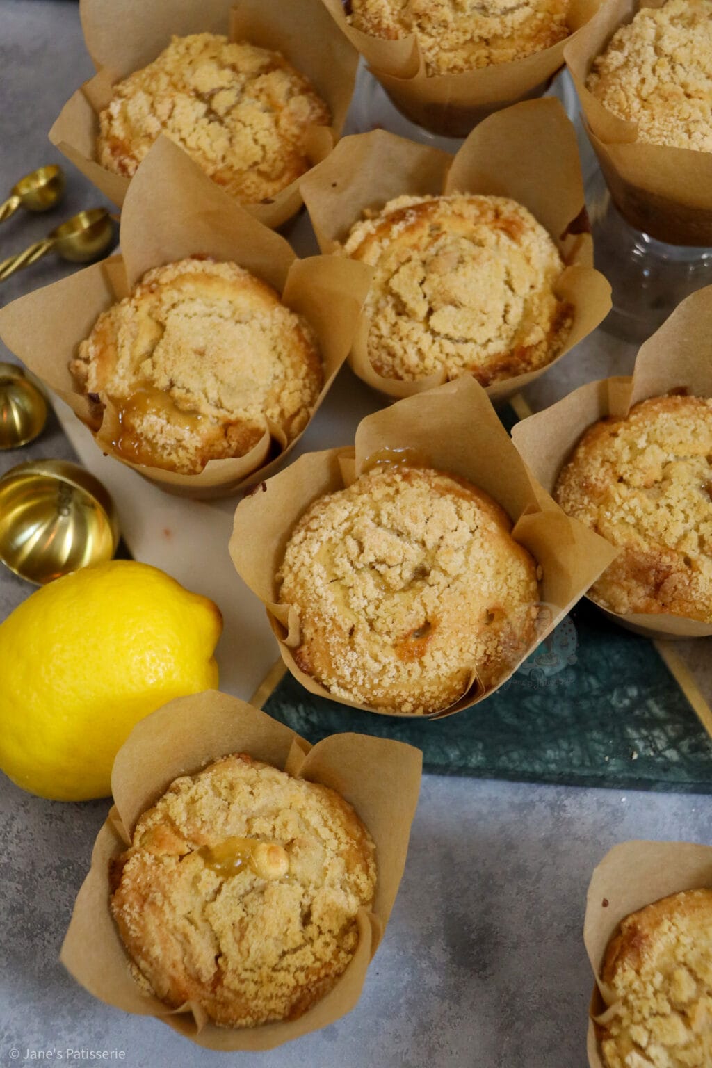 Lemon Curd Muffins! - Jane's Patisserie