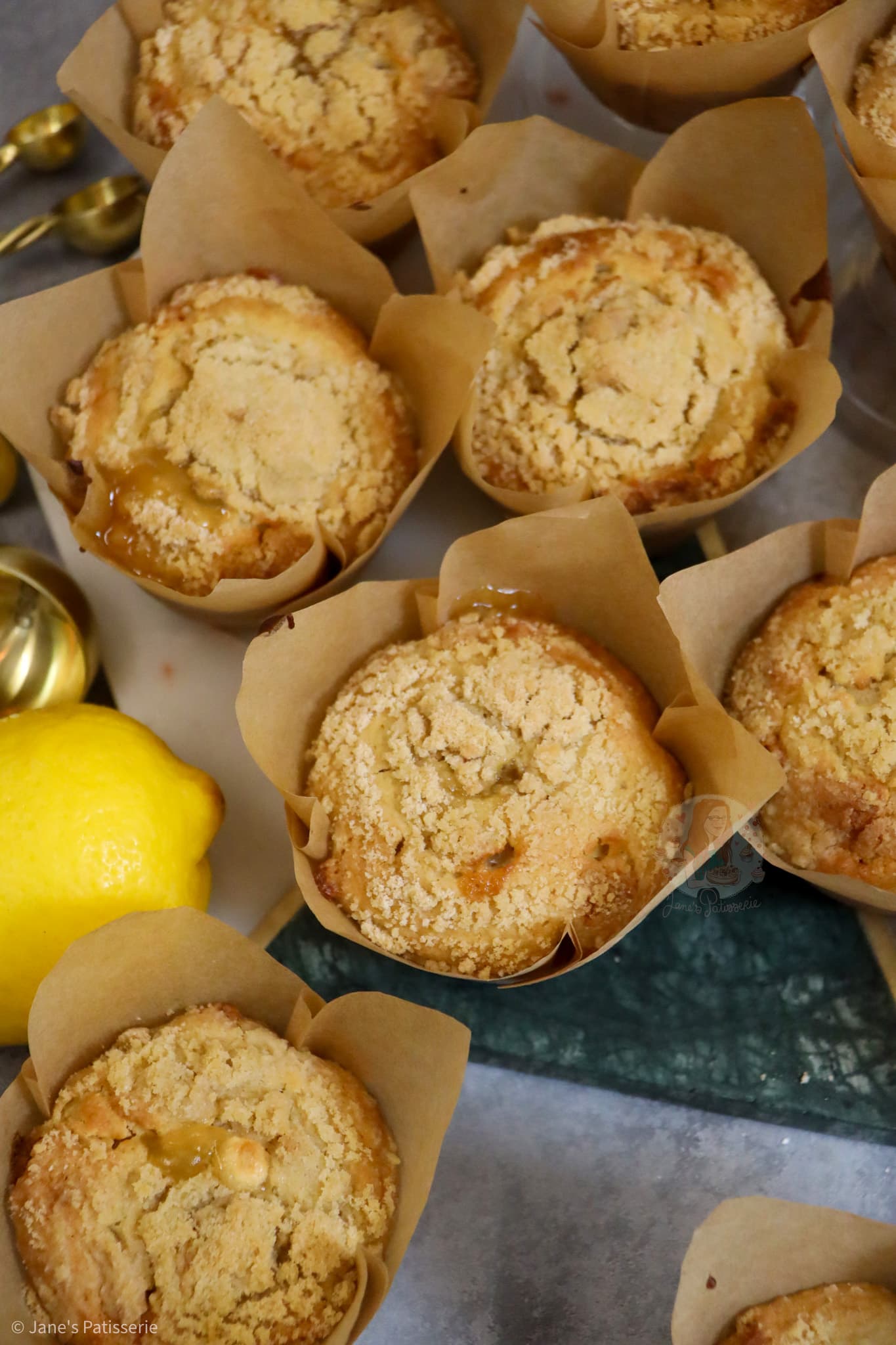 Lemon Curd Muffins! - Jane's Patisserie