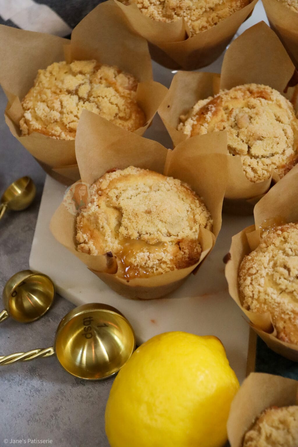 Lemon Curd Muffins! - Jane's Patisserie