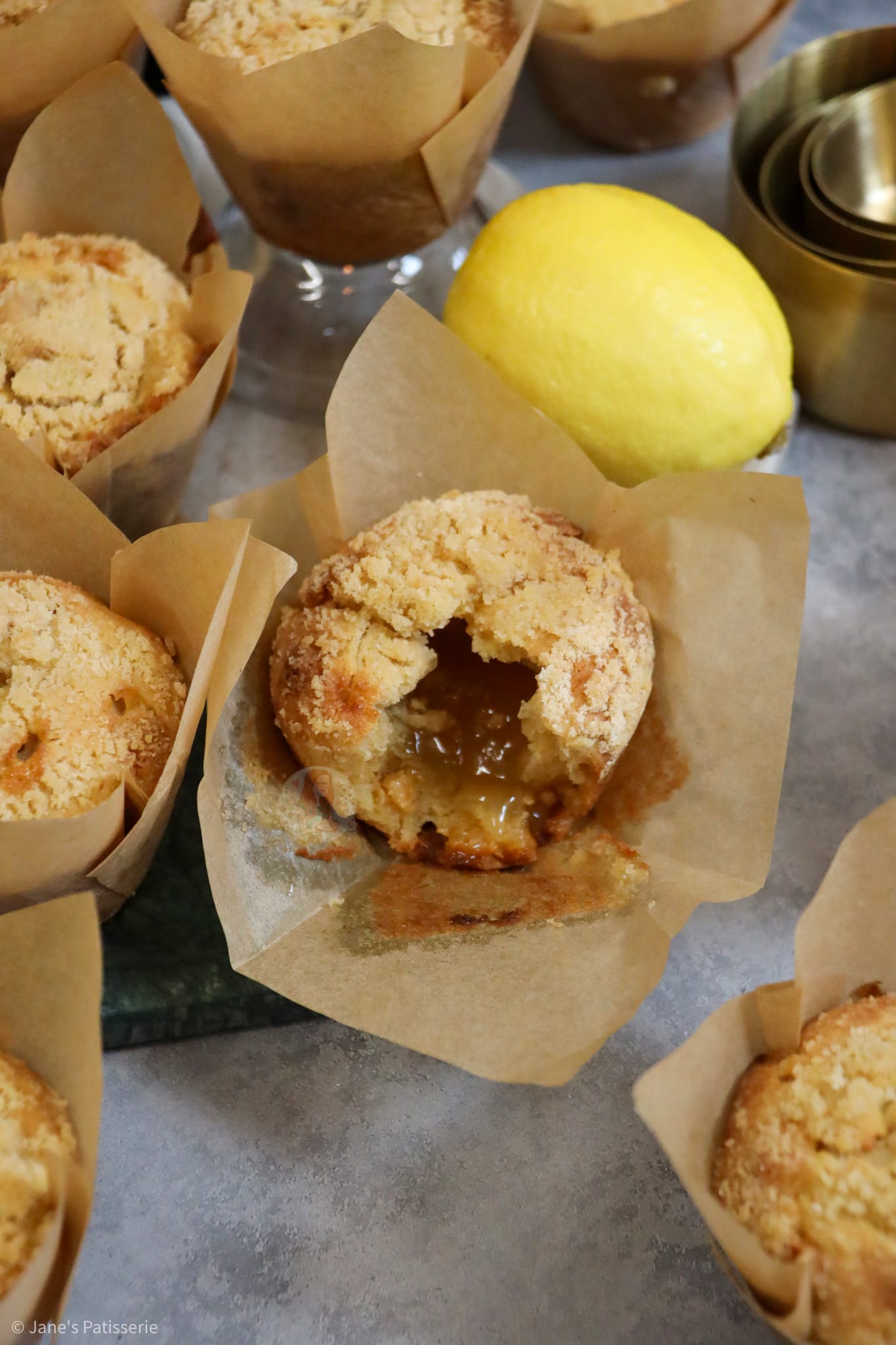Lemon Curd Muffins! - Jane's Patisserie