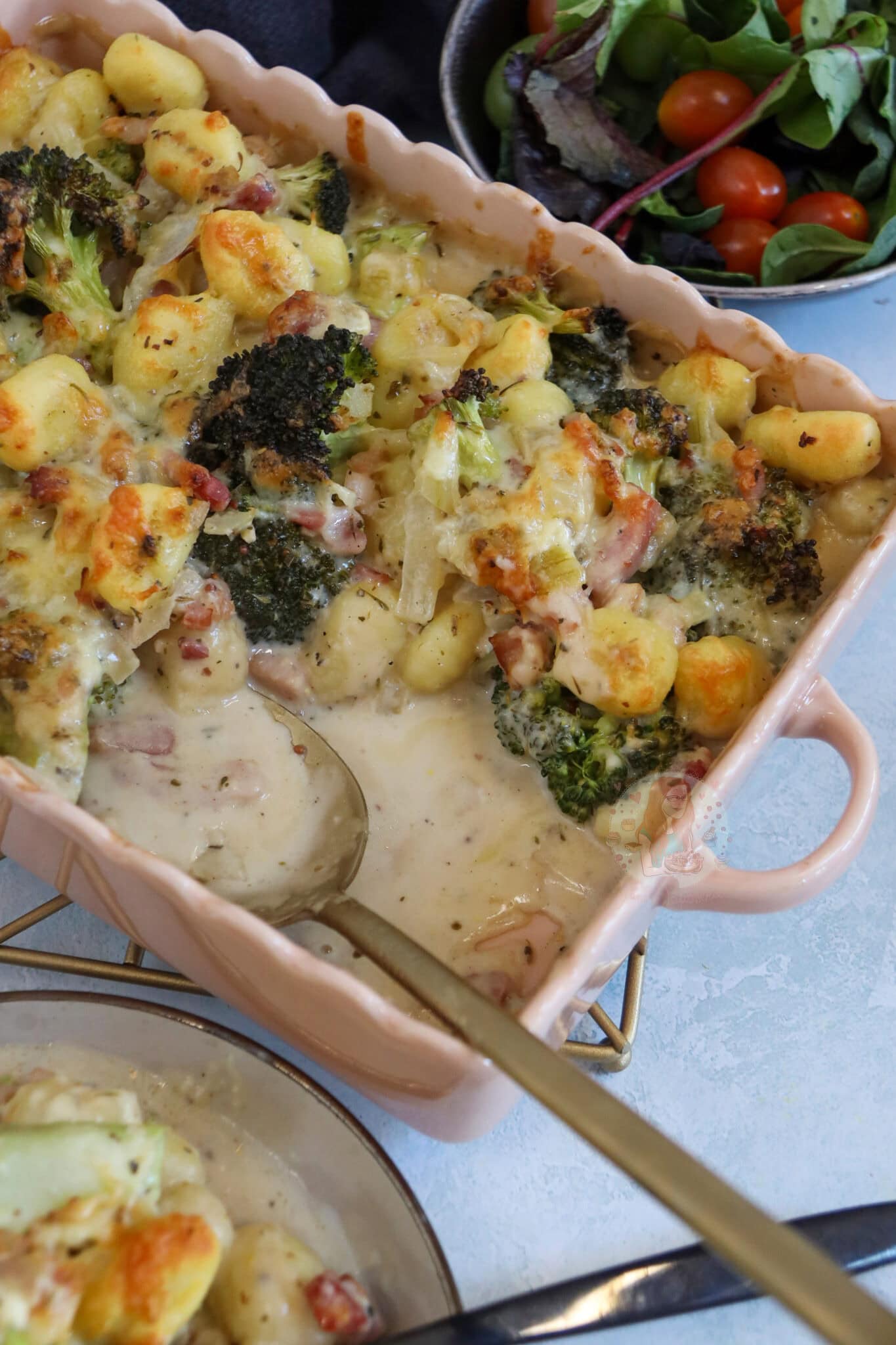 Bacon Broccoli Gnocchi Bake - Jane's Patisserie
