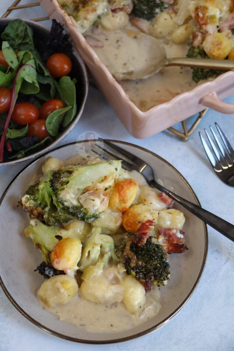 Bacon Broccoli Gnocchi Bake - Jane's Patisserie