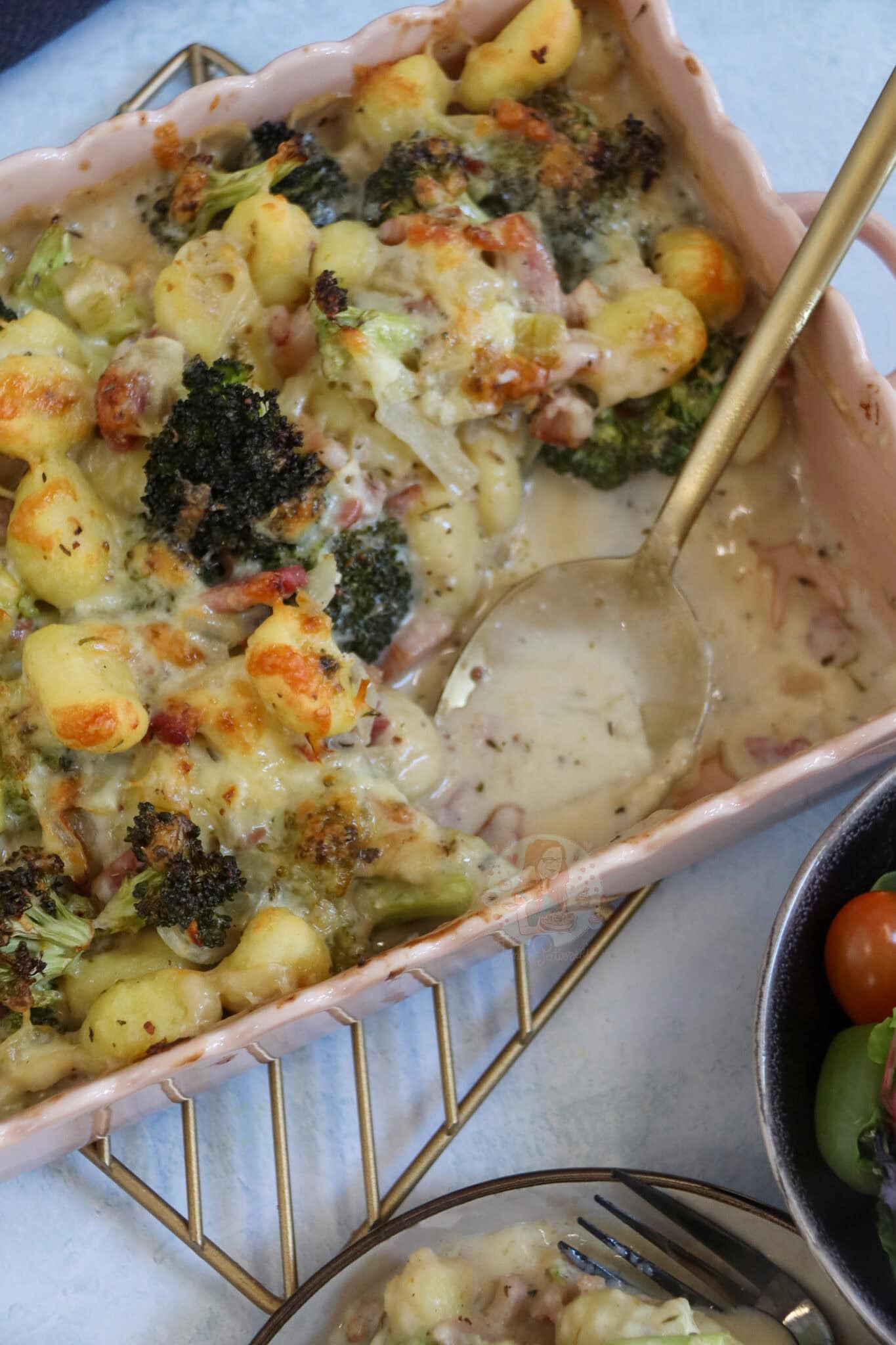 Bacon Broccoli Gnocchi Bake - Jane's Patisserie