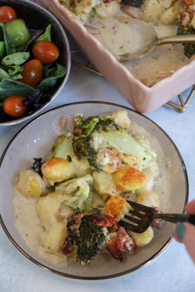 Bacon Broccoli Gnocchi Bake - Jane's Patisserie