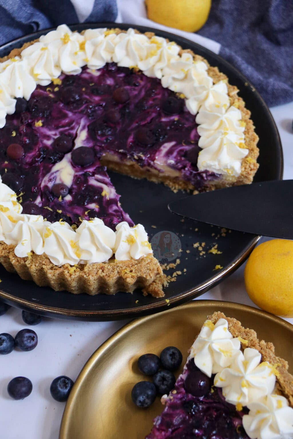 Lemon Blueberry Tart! - Jane's Patisserie