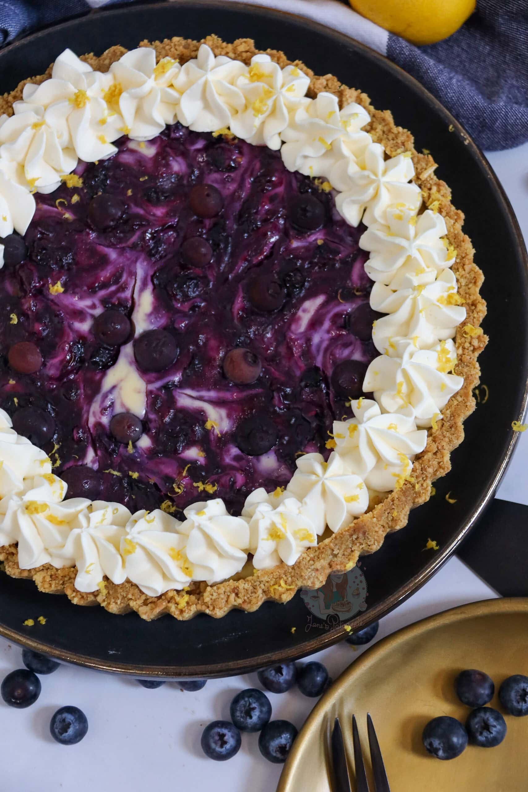 Lemon Blueberry Tart! - Jane's Patisserie