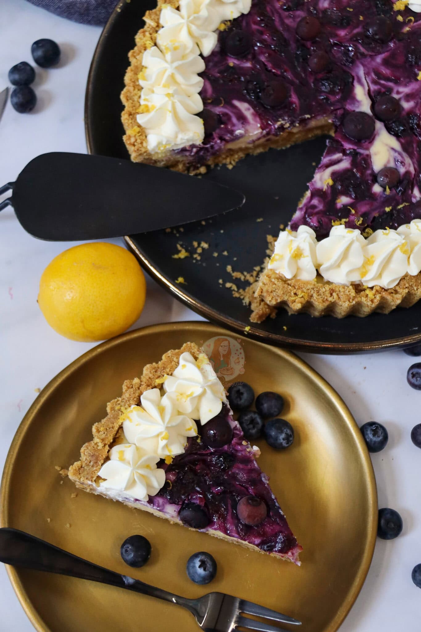 Lemon Blueberry Tart! - Jane's Patisserie