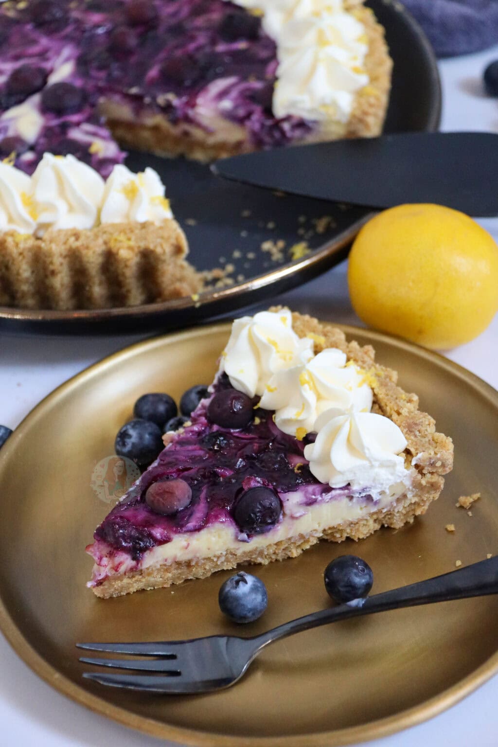 Lemon Blueberry Tart! - Jane's Patisserie