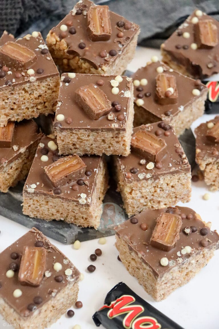 Mars Bar Crispy Squares! - Jane's Patisserie
