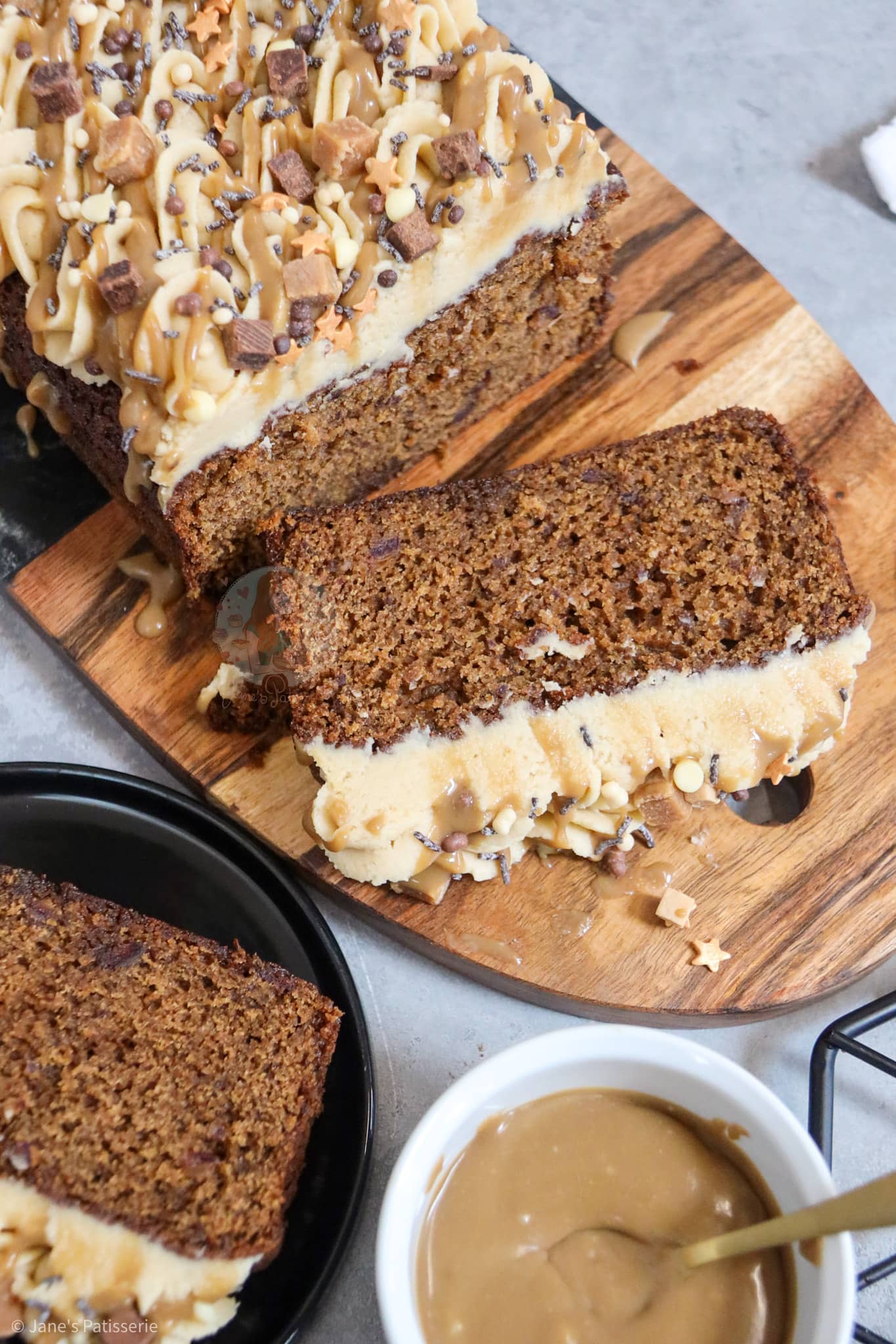 Sticky Toffee Loaf Cake! - Jane's Patisserie