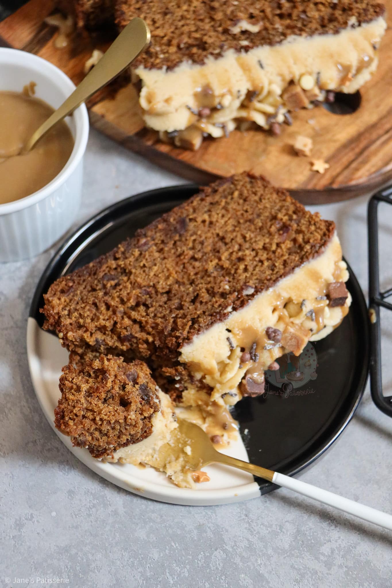 Sticky Toffee Loaf Cake! - Jane's Patisserie