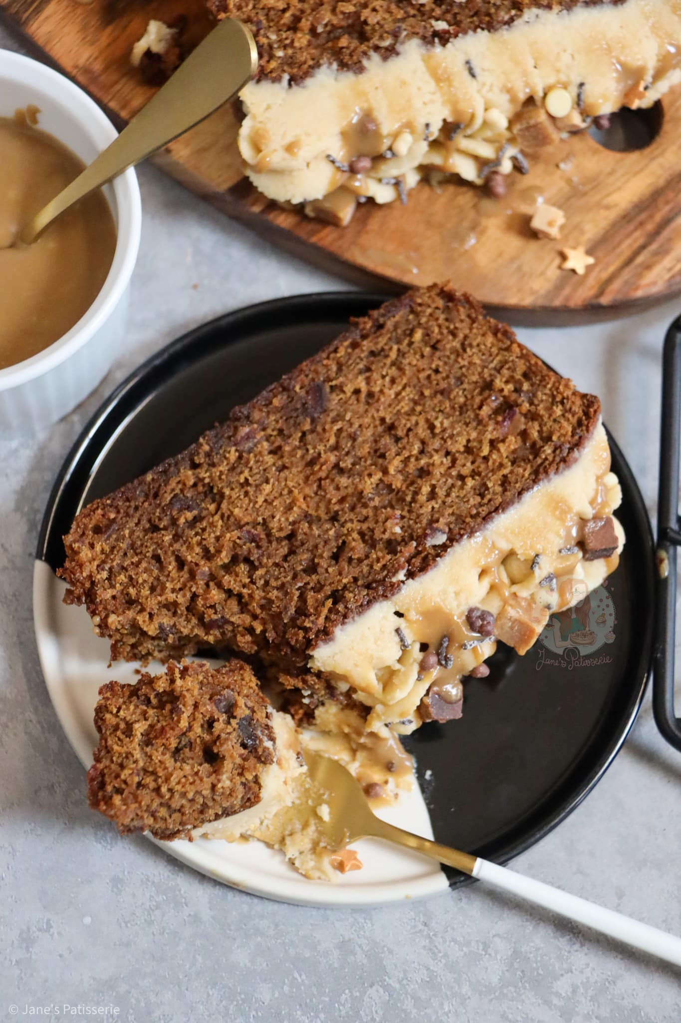 Sticky Toffee Loaf Cake! - Jane's Patisserie