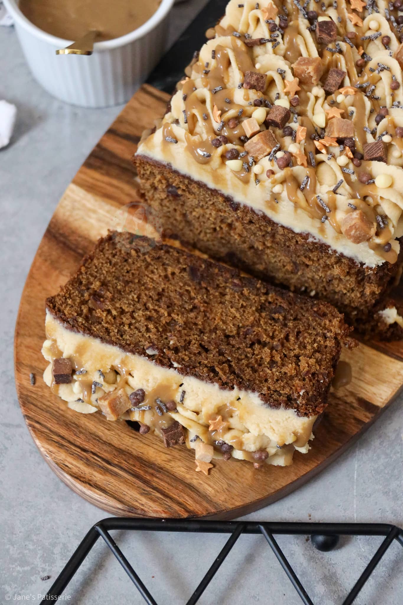 Sticky Toffee Loaf Cake! - Jane's Patisserie