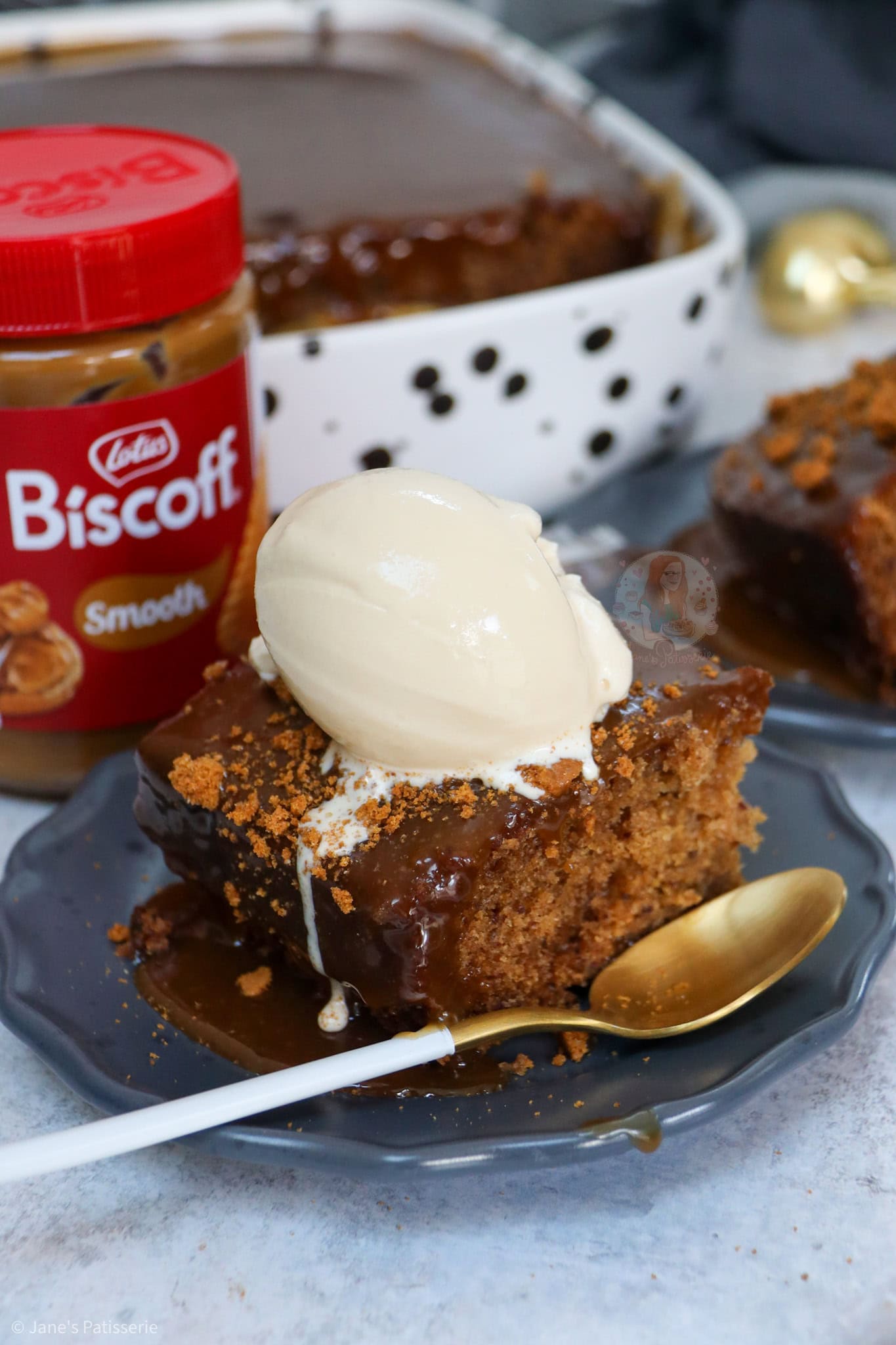 Biscoff Sticky Toffee Pudding - Jane's Patisserie