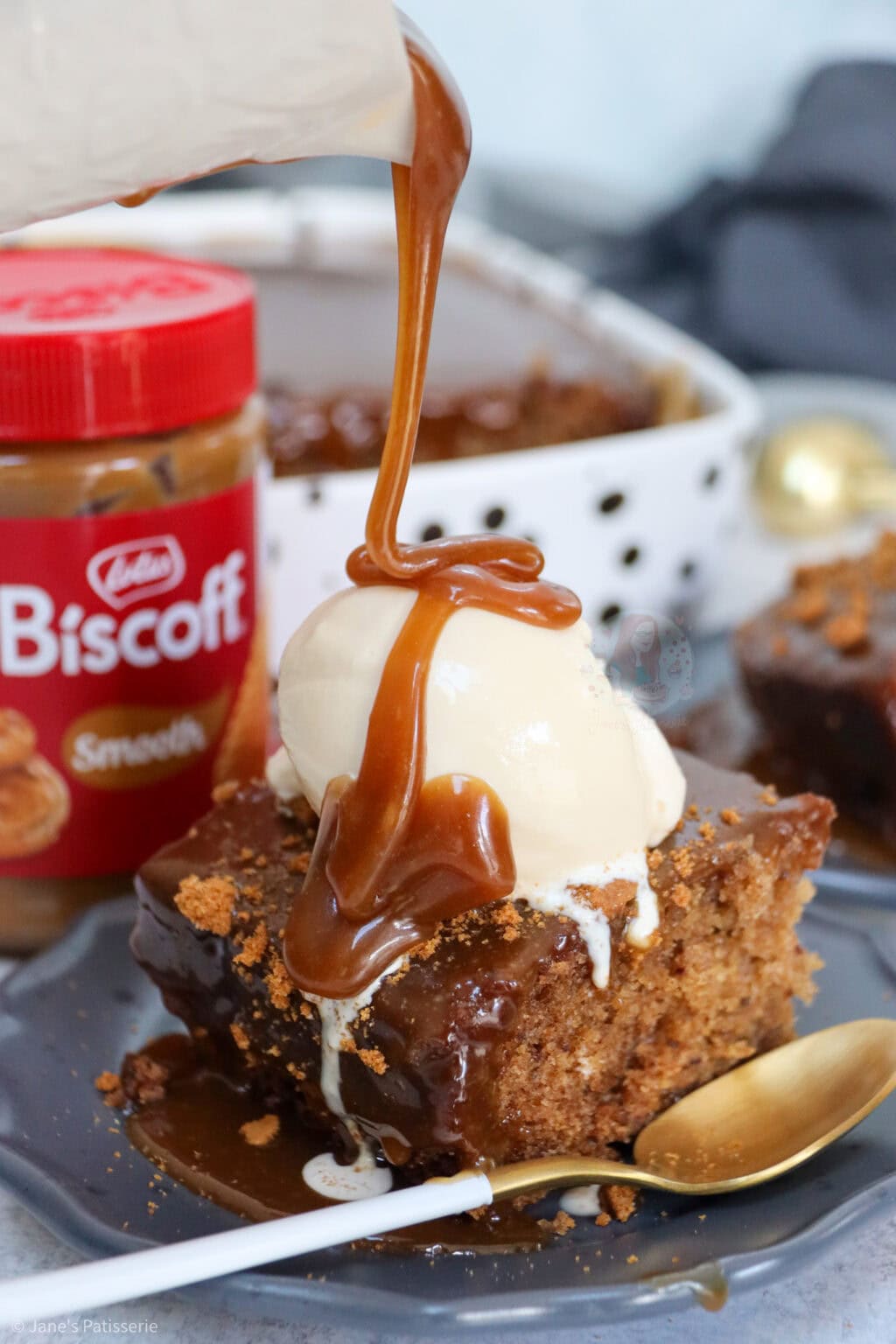 Biscoff Sticky Toffee Pudding - Jane's Patisserie