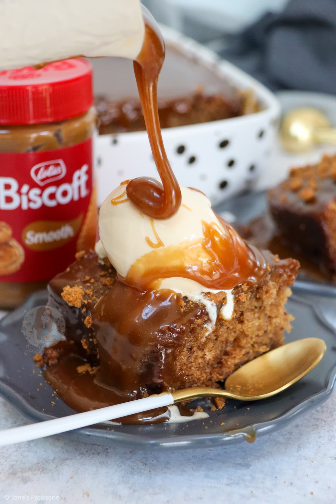 Biscoff Sticky Toffee Pudding - Jane's Patisserie