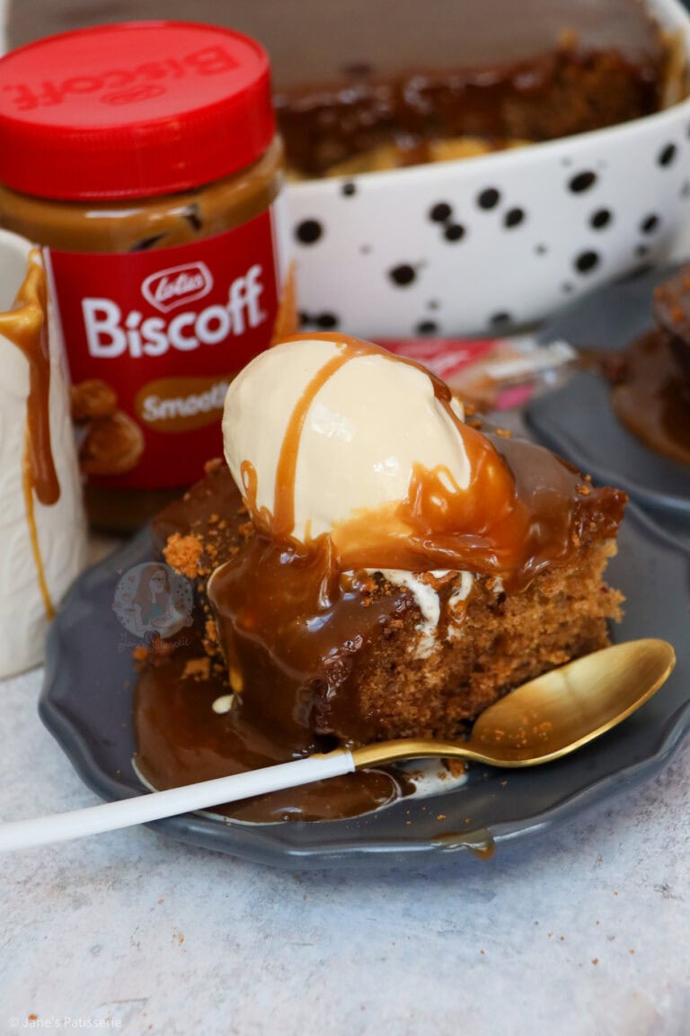 Biscoff Sticky Toffee Pudding - Jane's Patisserie