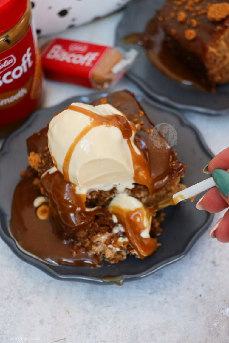 Biscoff Sticky Toffee Pudding - Jane's Patisserie