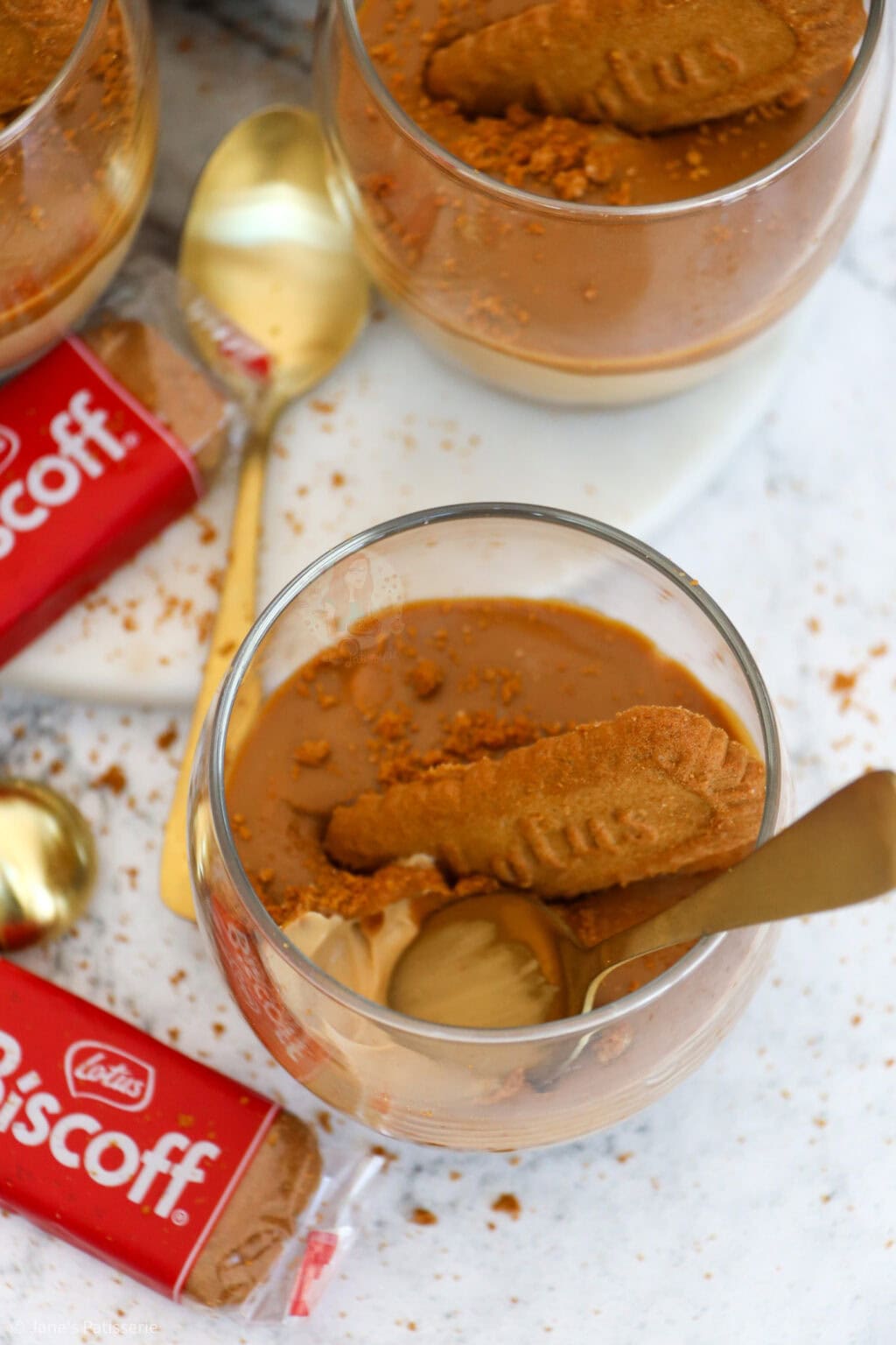Three Ingredient Biscoff Mousse - Jane's Patisserie