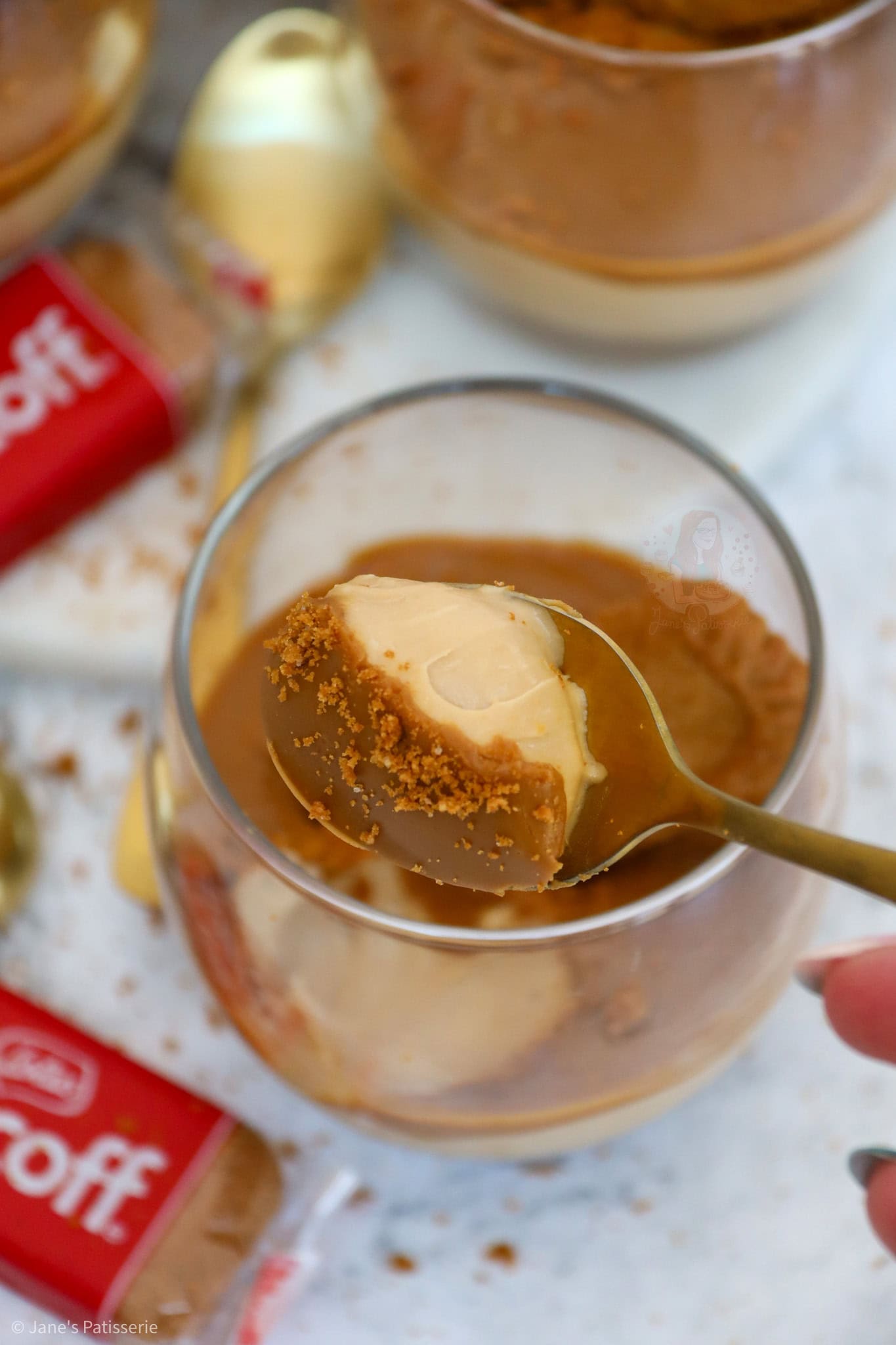 Three Ingredient Biscoff Mousse - Jane's Patisserie