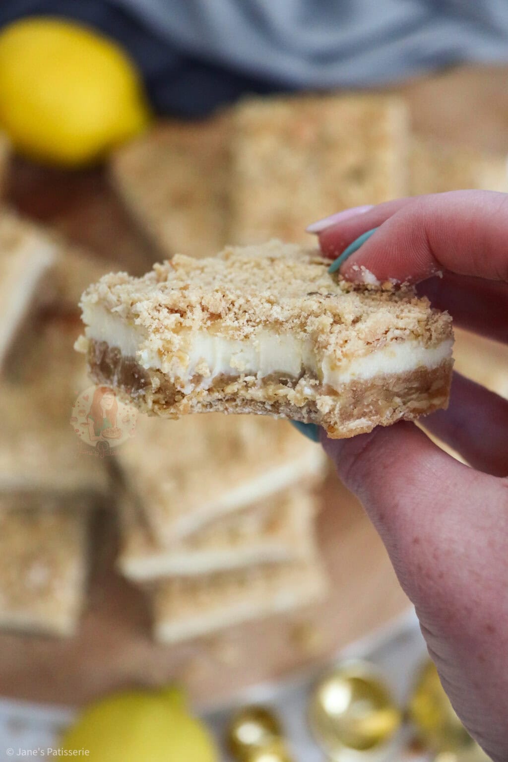 Lemon Crumble Bars! - Jane's Patisserie